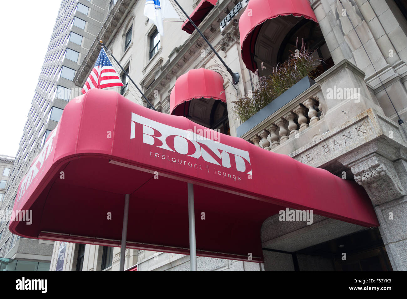 bond restaurant boston Stock Photo - Alamy
