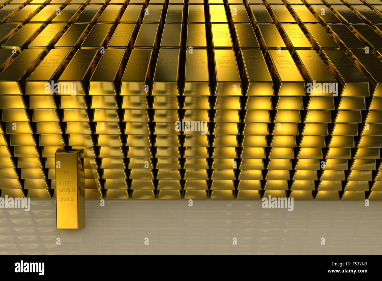 Gold bars three dimension concept millionaire business Background Stock ...