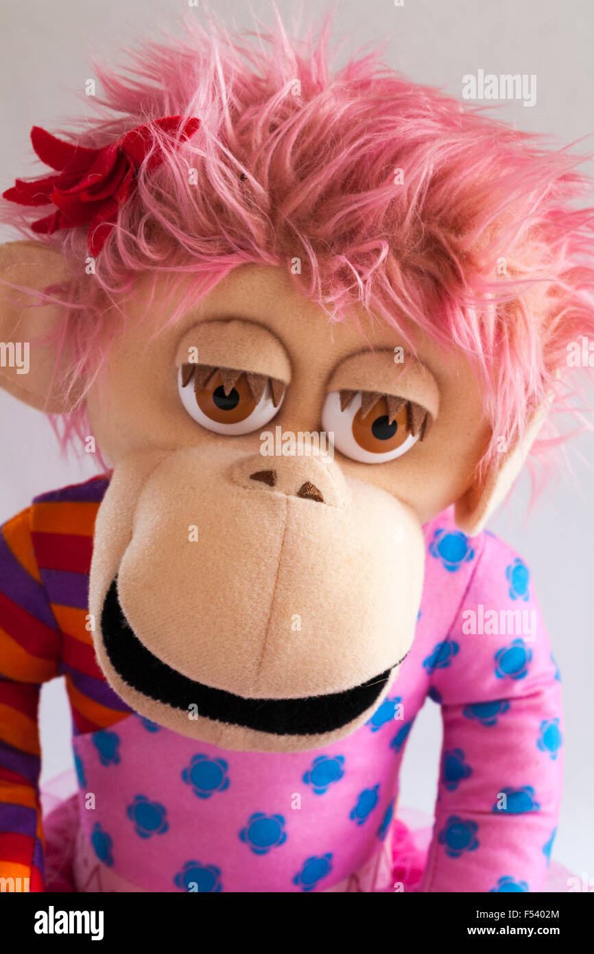 ZingZillas Panzee chimpanzee soft cuddly toy set on white background ...