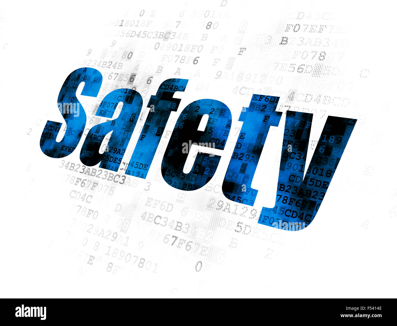 Safety concept: Safety on Digital background Stock Photo - Alamy