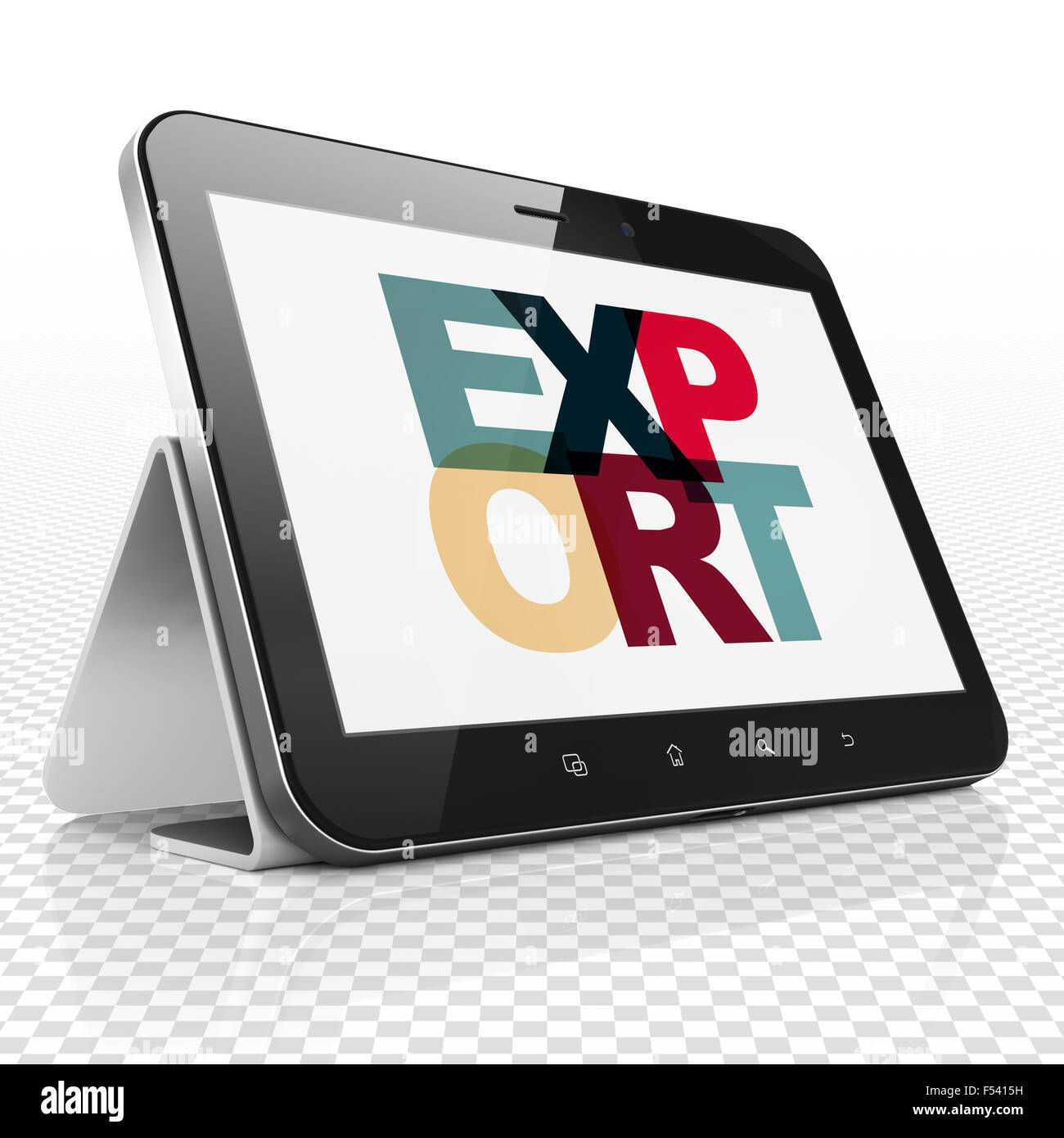 Business concept: Tablet Computer with Export on display Stock Photo ...