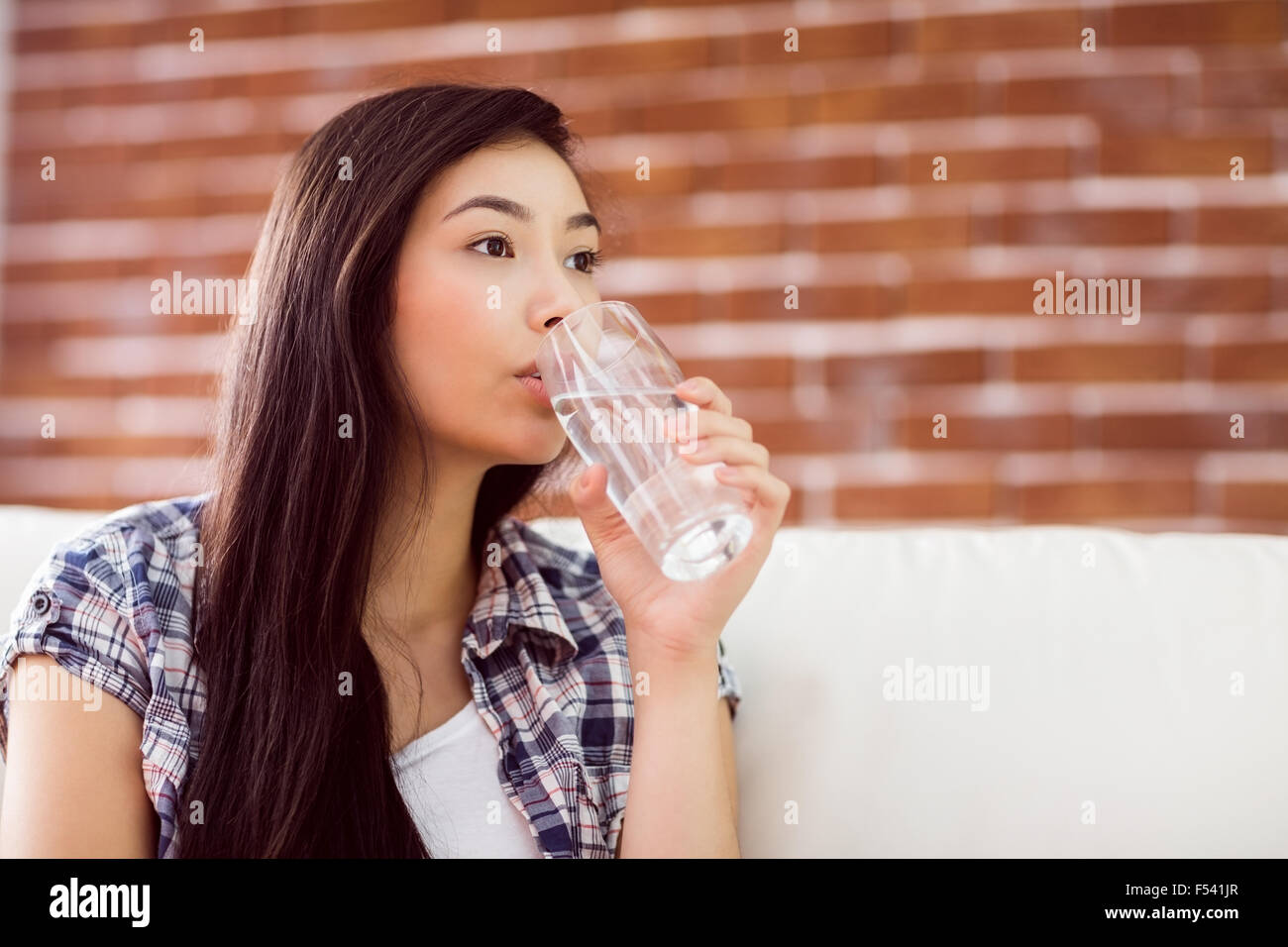 Asian drinking glass of water hi-res stock photography and images - Alamy