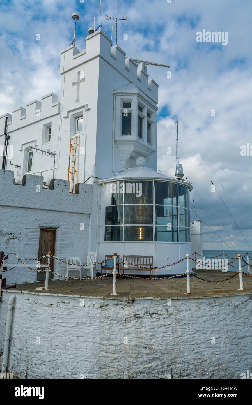 Point Lynas lighthouse, Porth Eilian, Isles of Anglesey, North Wales ...