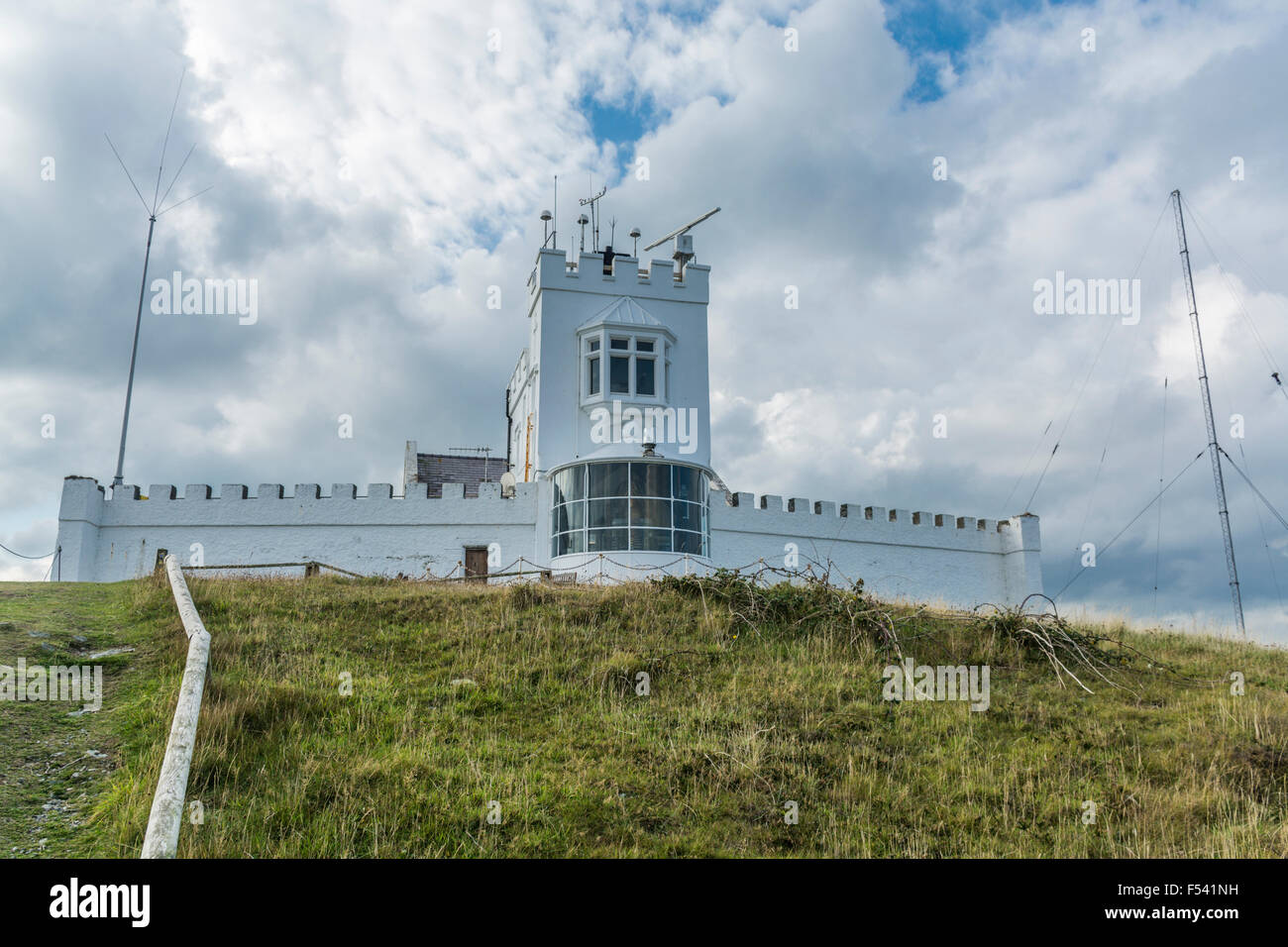 Point Lynas lighthouse, Porth Eilian, Isles of Anglesey, North Wales ...