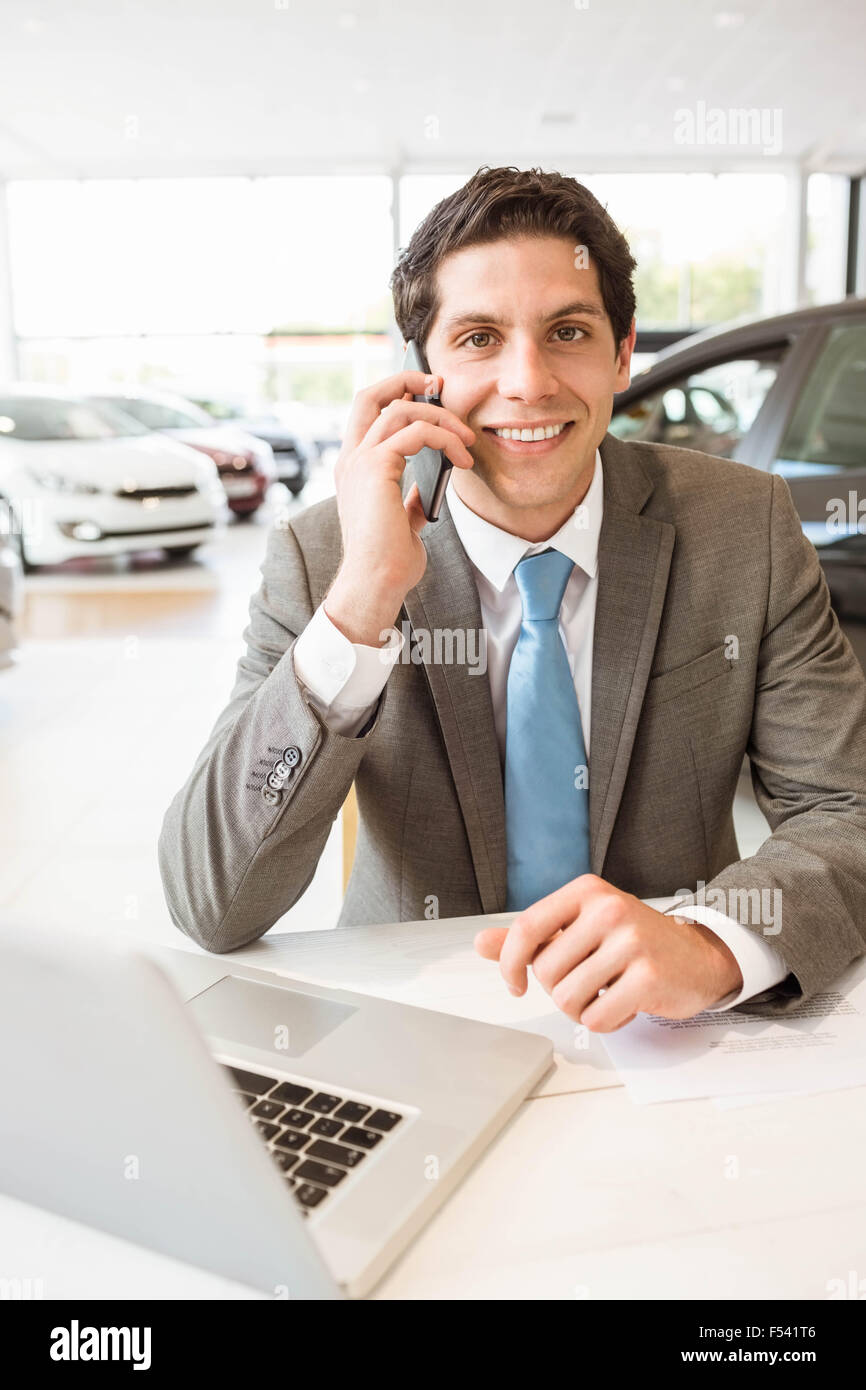Salesman phone call hi-res stock photography and images - Alamy