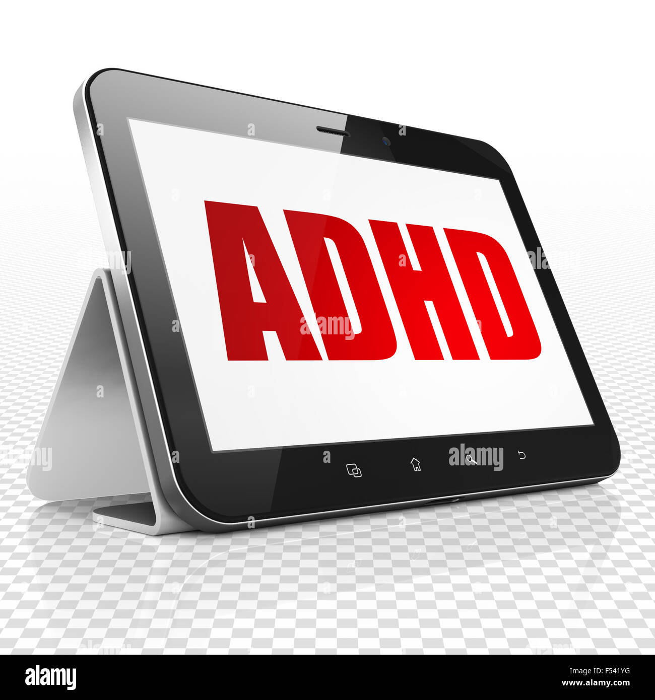 Healthcare concept: Tablet Computer with ADHD on display Stock Photo ...