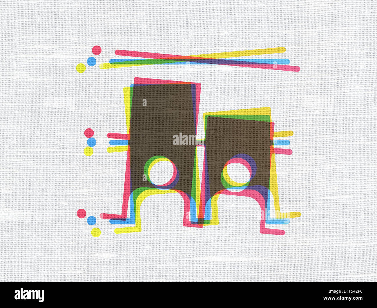 Politics concept: Election on fabric texture background Stock Photo - Alamy