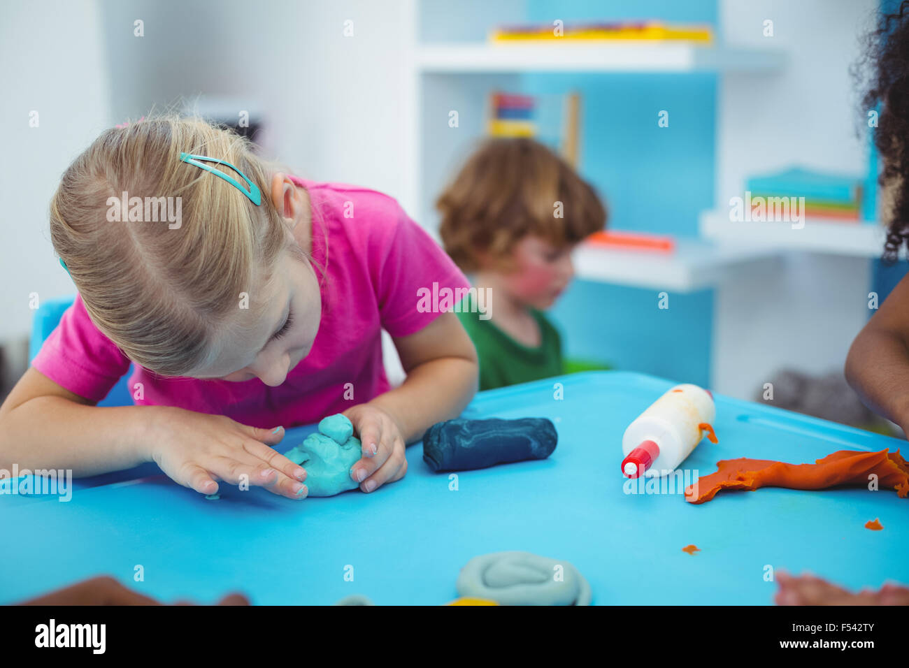 Kids Modelling Clay High Resolution Stock Photography and Images - Alamy