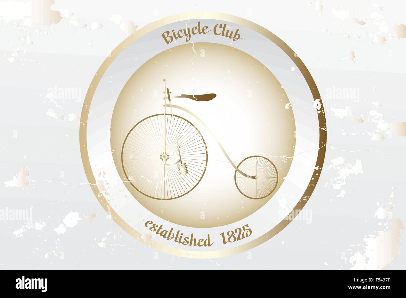 Nostalgia bicycle Stock Vector Images - Alamy