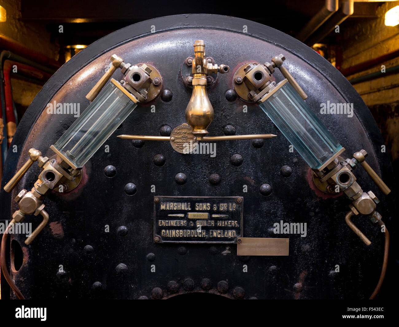 Marshall Sons and Limited static industrial steam engine boiler ...