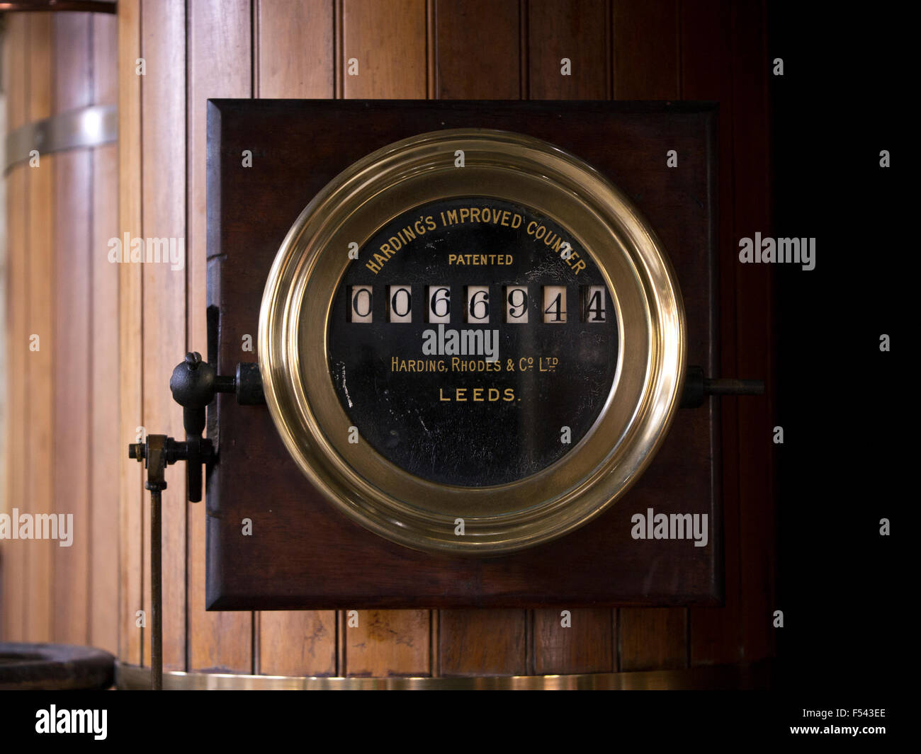 Harding's Improved Counter used to count the number of revolutions of ...