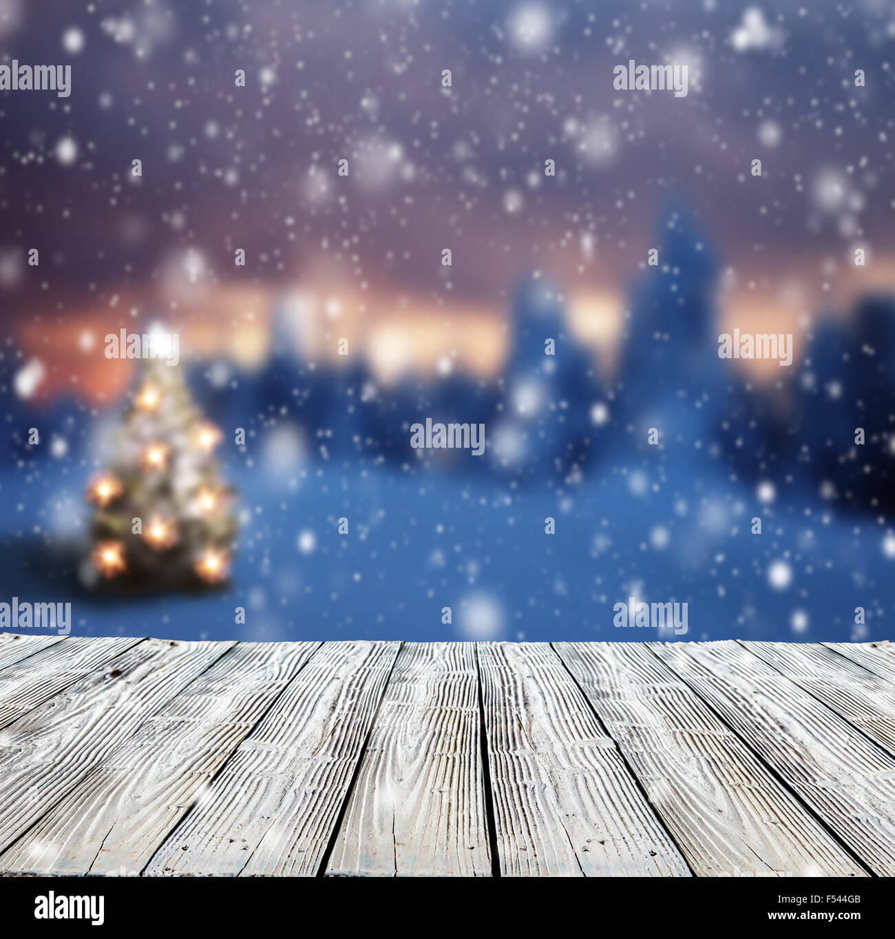 Winter abstract background with wooden planks Stock Photo - Alamy