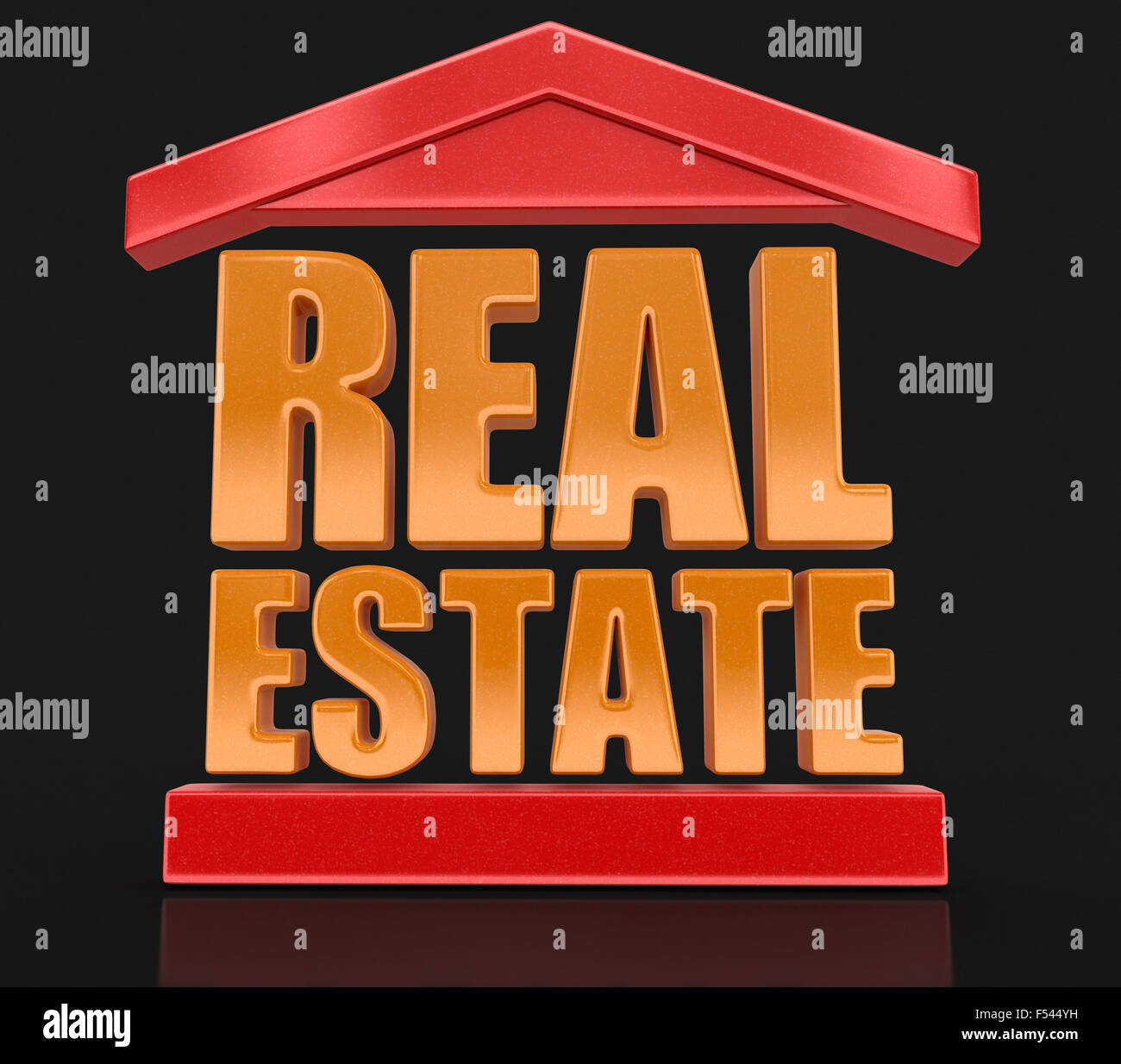 Real Estate. Image with clipping path Stock Photo - Alamy