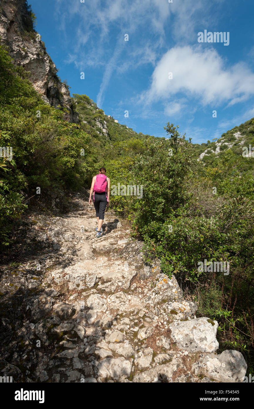 Chemin de Nietzsche Stock Photo - Alamy