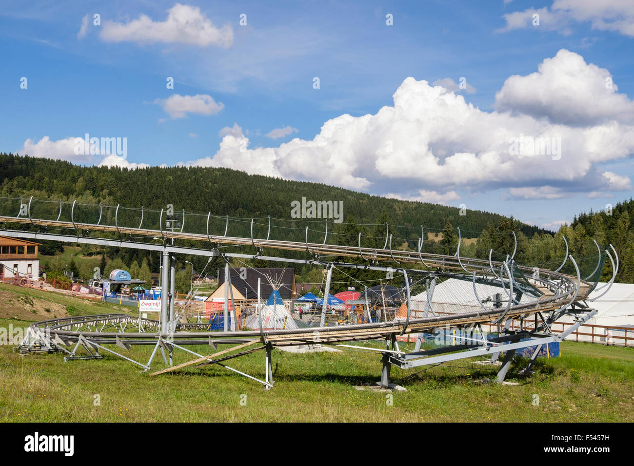 Wiegand summer toboggan Run sports slide structure in Czarna Gora ...