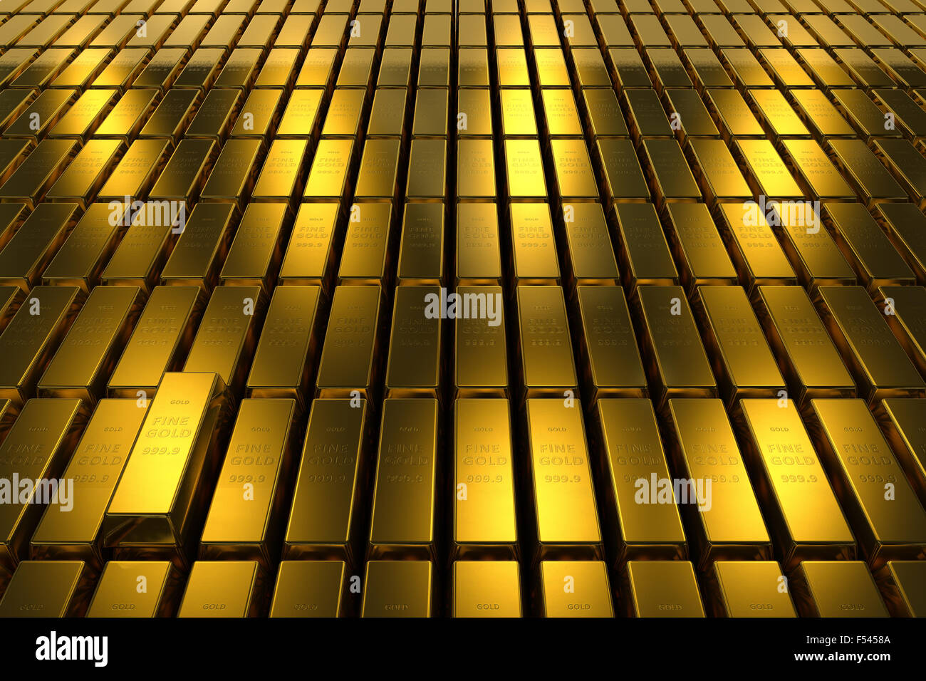 Gold bars three dimension concept millionaire business Background Stock ...