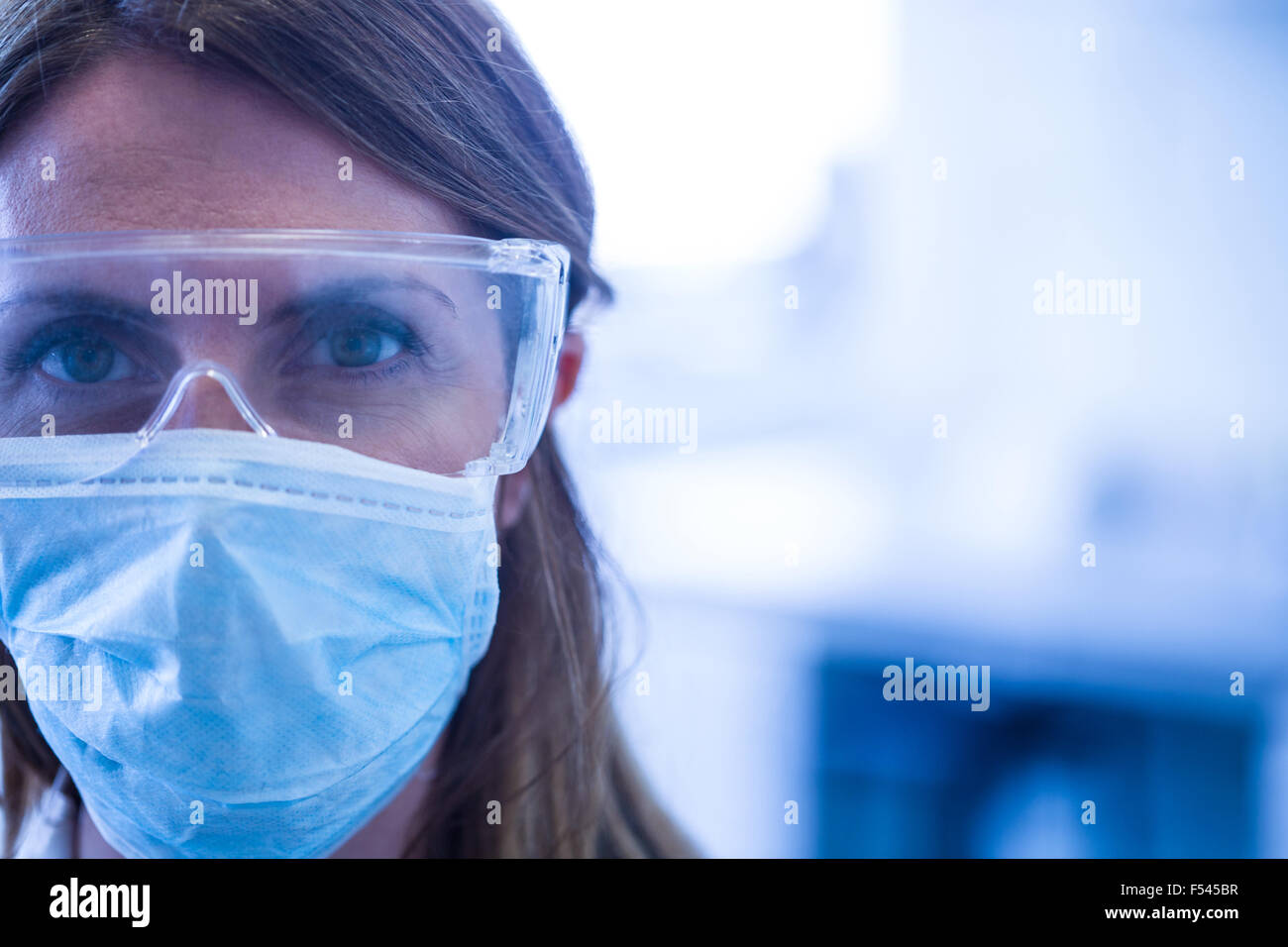 Scientist looking camera in hi-res stock photography and images - Alamy