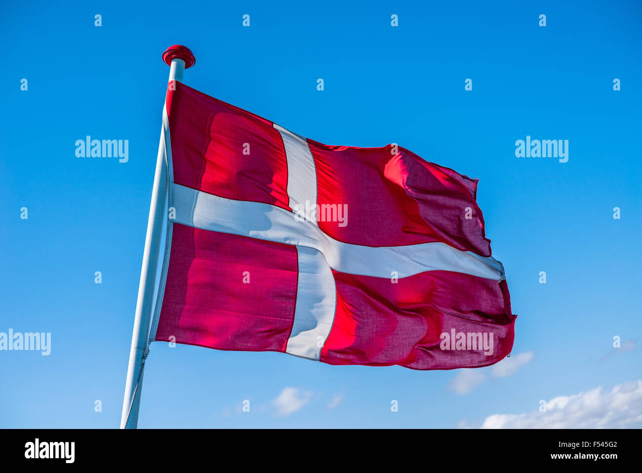 Danish flag dannebrog dannebrog hi-res stock photography and images - Alamy