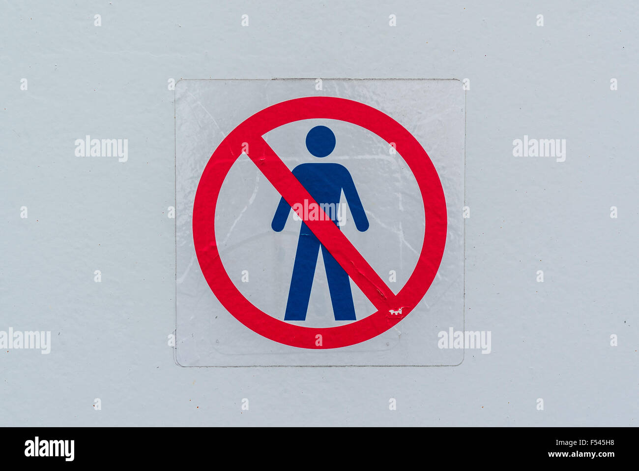 No men allowed sign hi-res stock photography and images - Alamy
