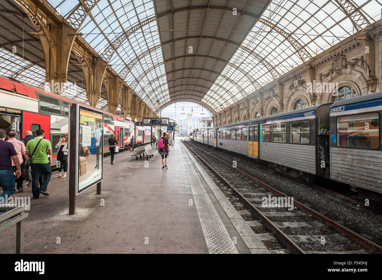 SNCF railway station, Nice, France Stock Photo - Alamy