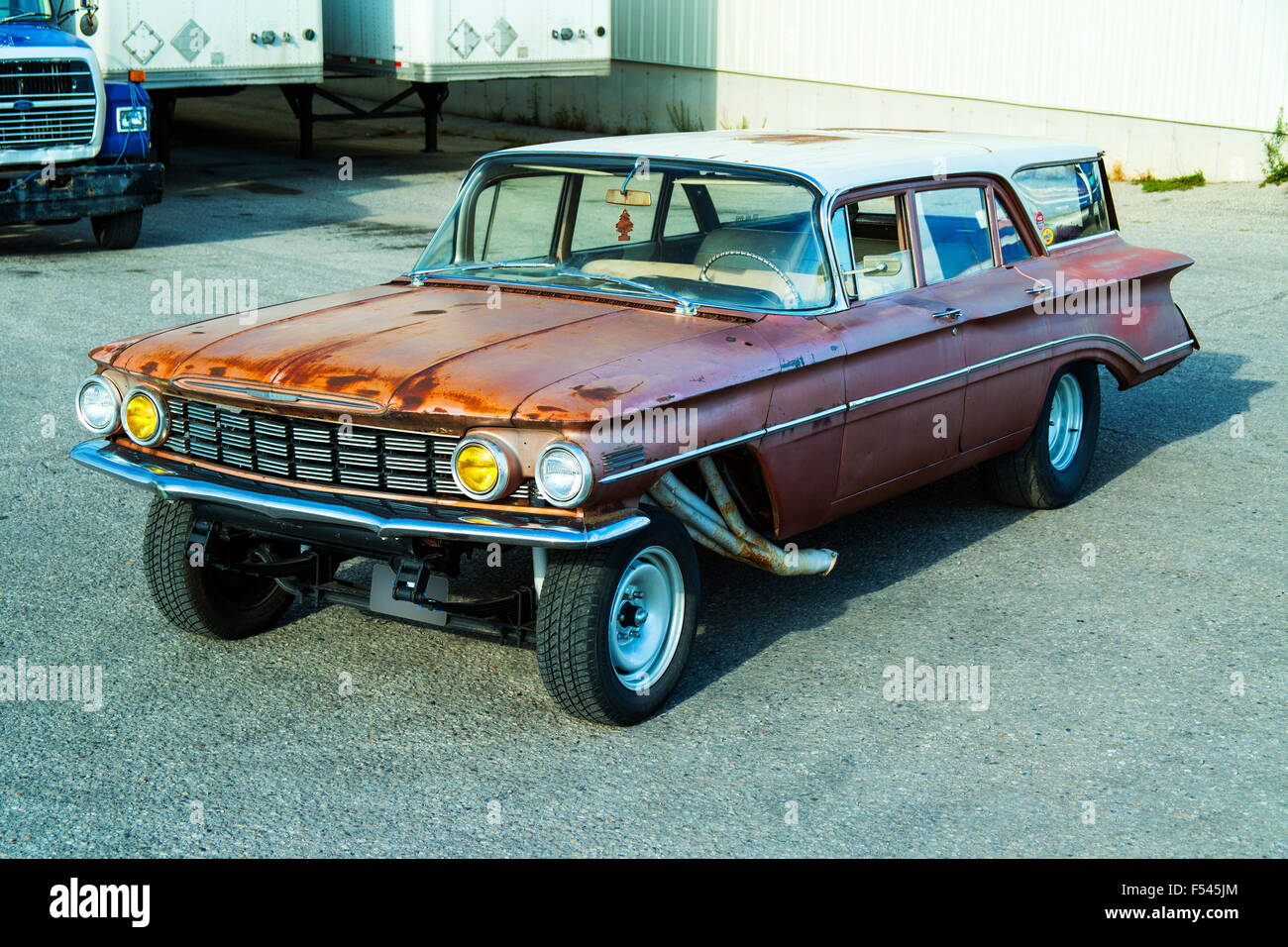 1960 Oldsmobile Dynamic 88 Rat Rod Stock Photo - Alamy