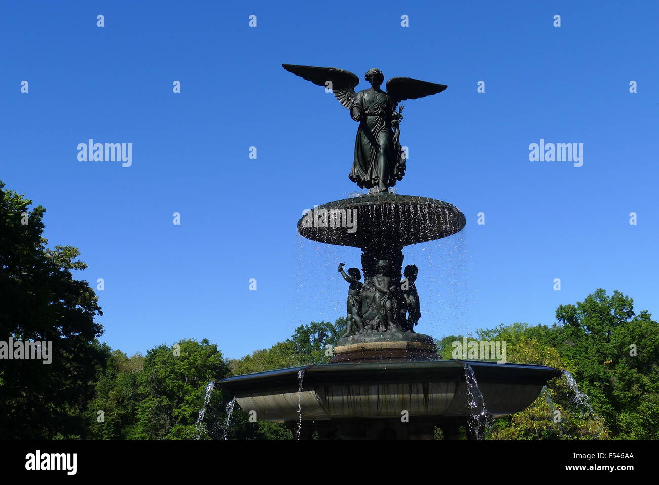 Angel of the Waters at Bethesda Terrace Stock Photo - Alamy