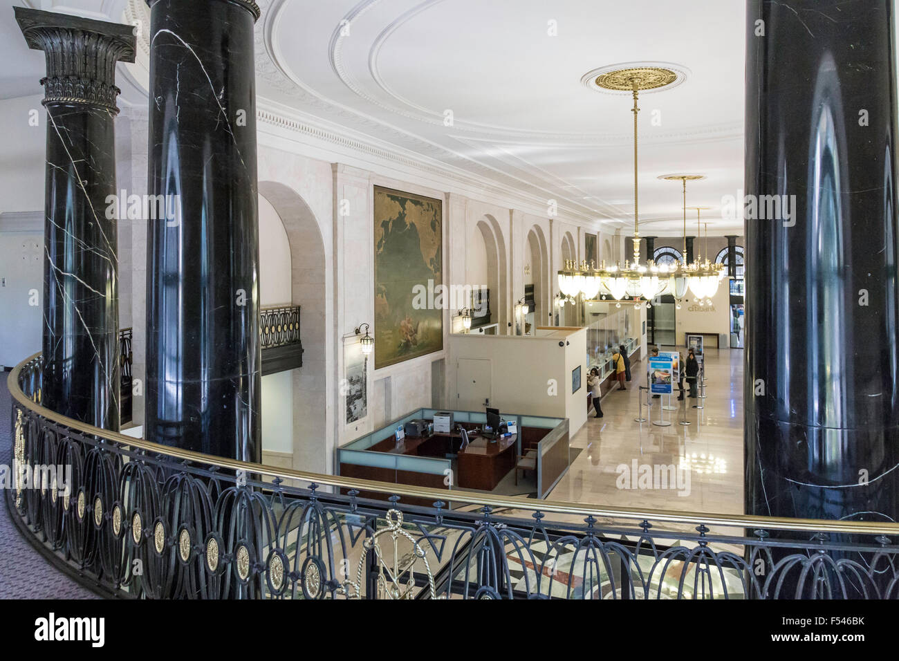 One Broadway Historic Building Interior in Lower Manhattan, NYC Stock ...