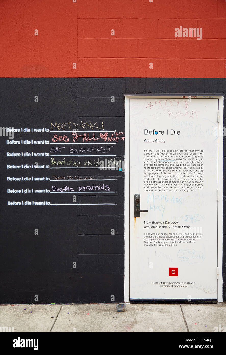 Chalk installation hi-res stock photography and images - Alamy