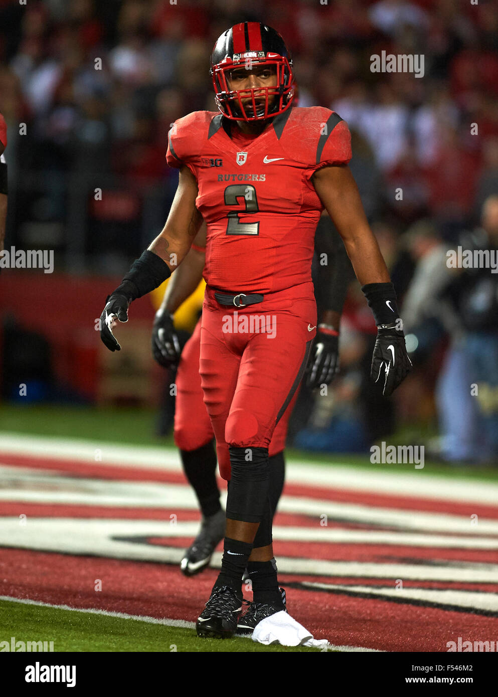 Rutgers cornerback Jawuan Harris (3) during NCAA football action ...