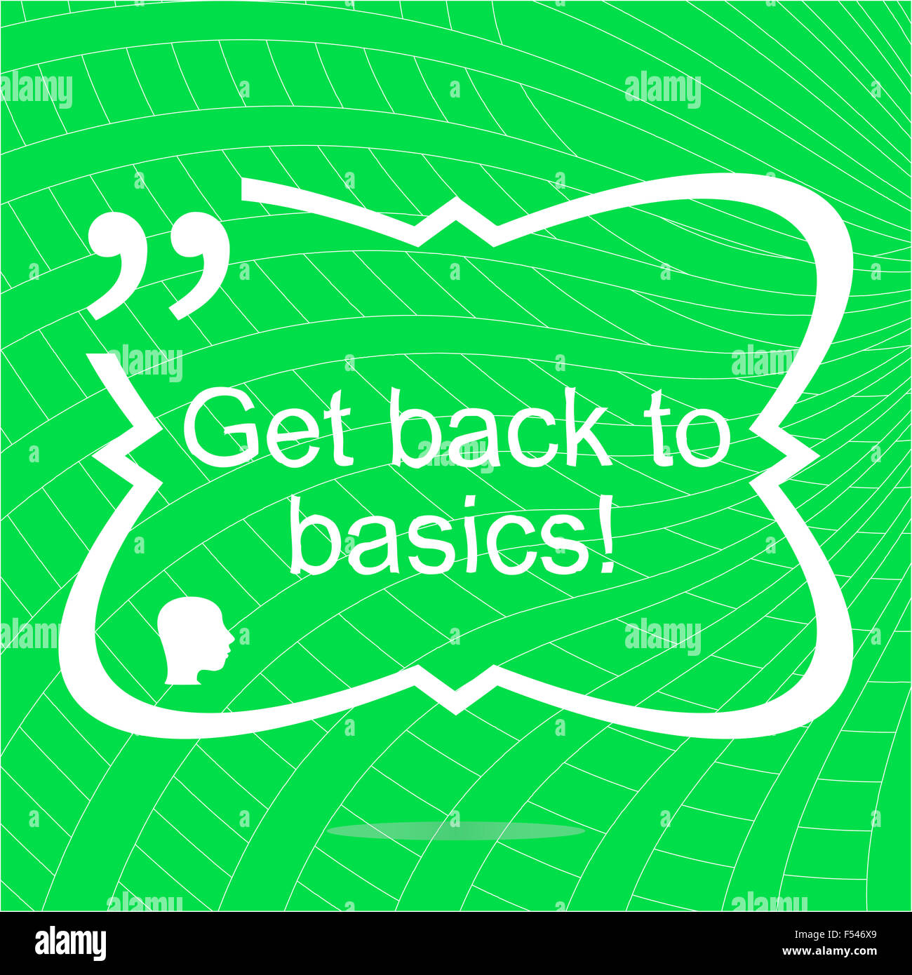 Get back to basics. Inspirational motivational quote. Simple trendy ...