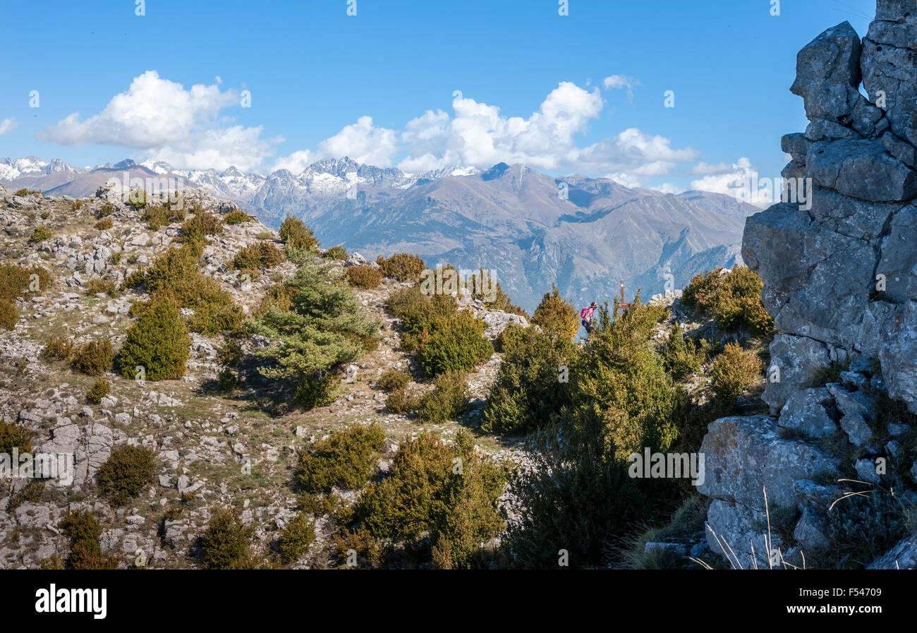 Hiking in the Maritime Alps, Vesubie Valley, Mercantour National Park ...