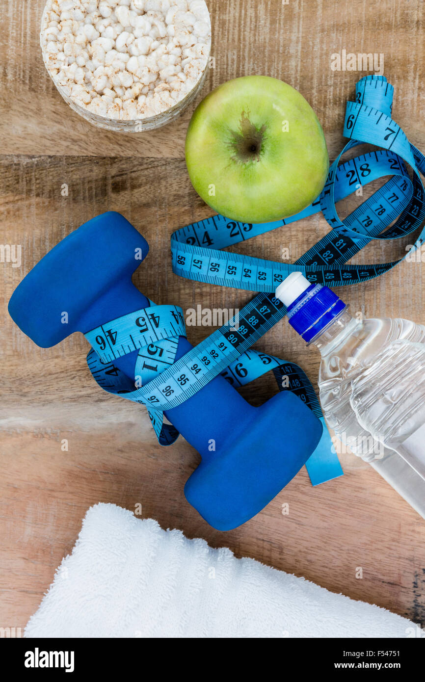 Ingredients for a healthy lifestyle Stock Photo - Alamy