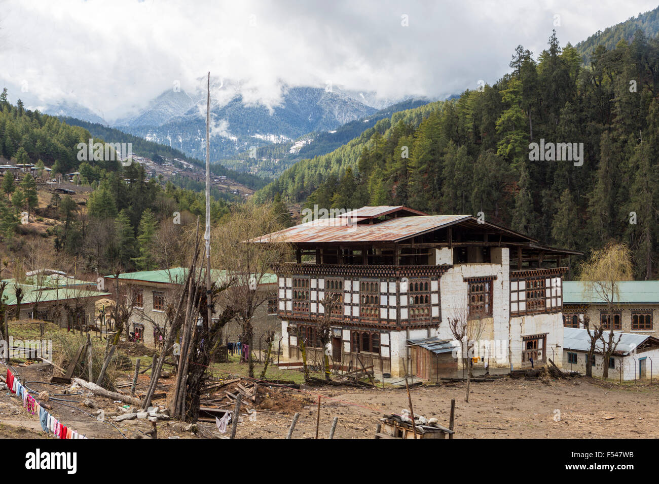 Farm, Haa Valley, Bhutan Stock Photo - Alamy