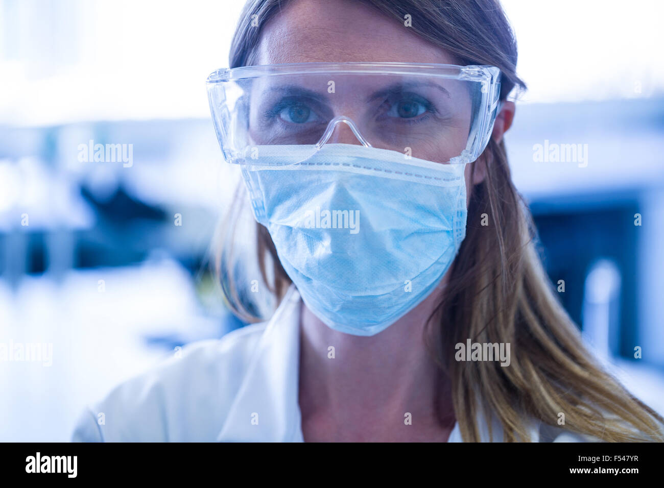 Scientist looking at the camera Stock Photo - Alamy