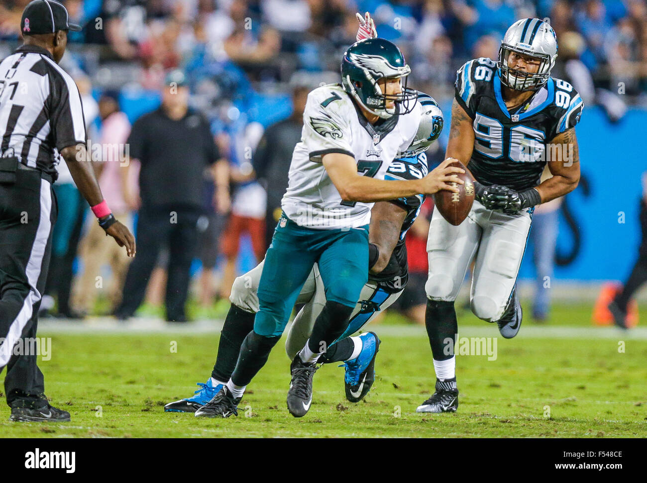 Charlotte, NC, USA. 25th Oct, 2015. Carolina Panthers defensive tackle ...