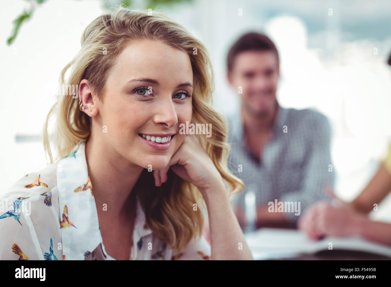 Creative business team working hard together Stock Photo - Alamy