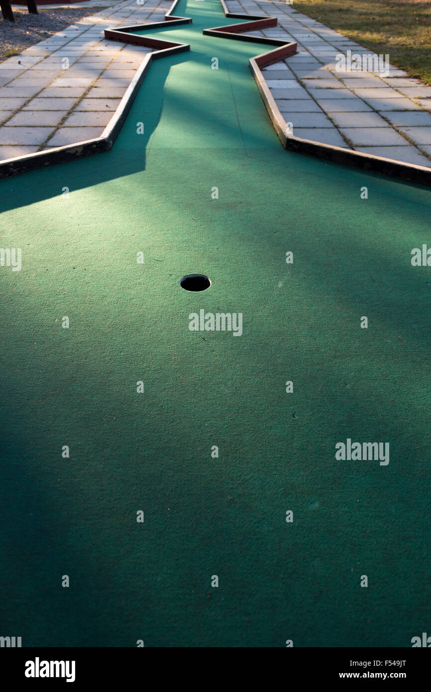 Miniature Golf Course Cup from above Stock Photo - Alamy