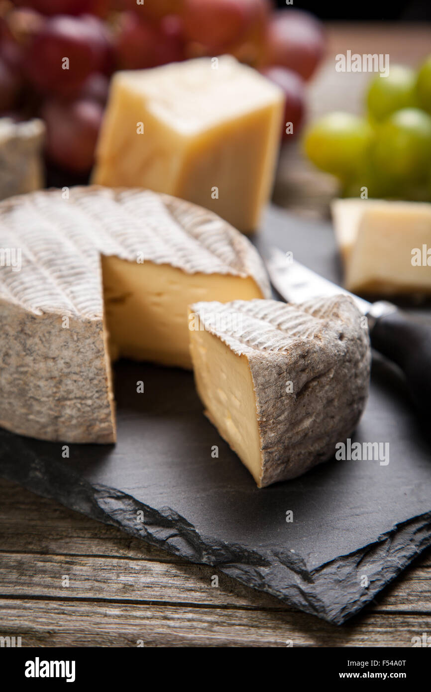 French soft cheese Stock Photo - Alamy