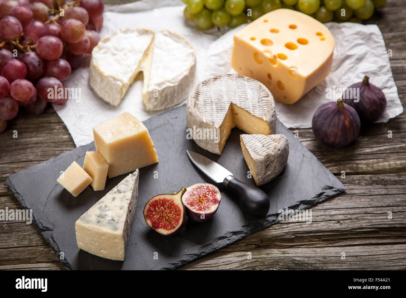 French soft cheese Stock Photo - Alamy