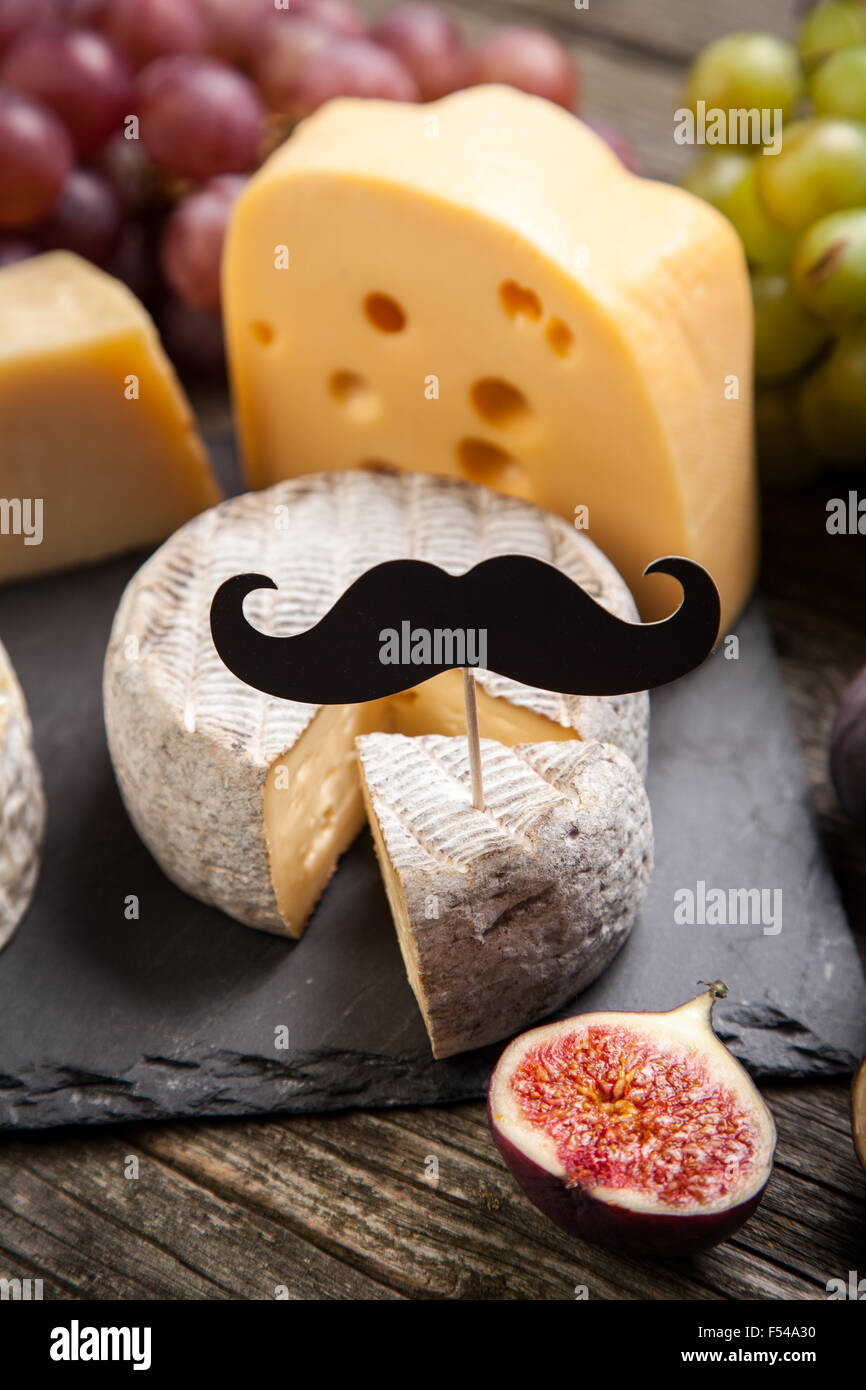 French soft cheese Stock Photo - Alamy