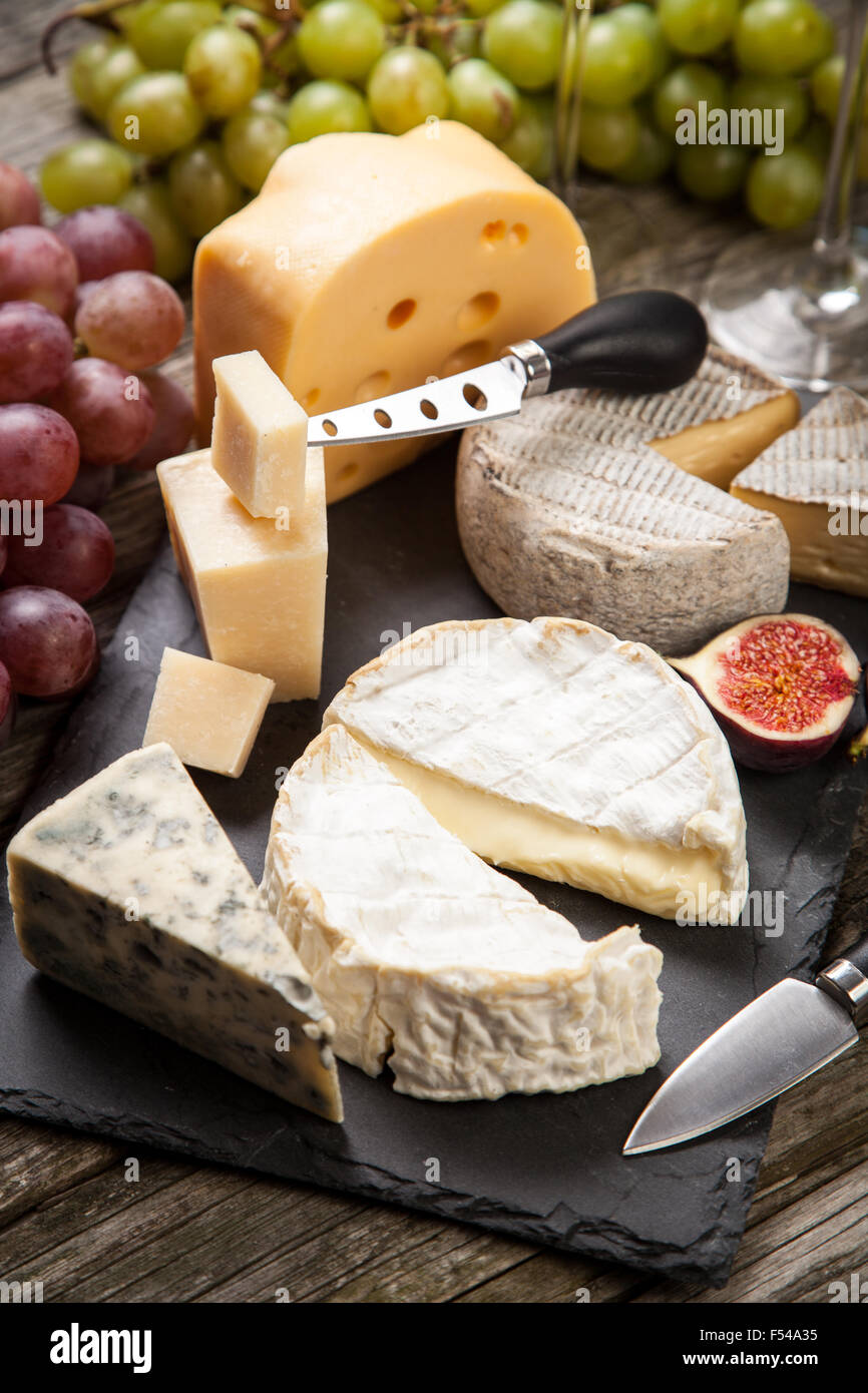 French soft cheese Stock Photo - Alamy