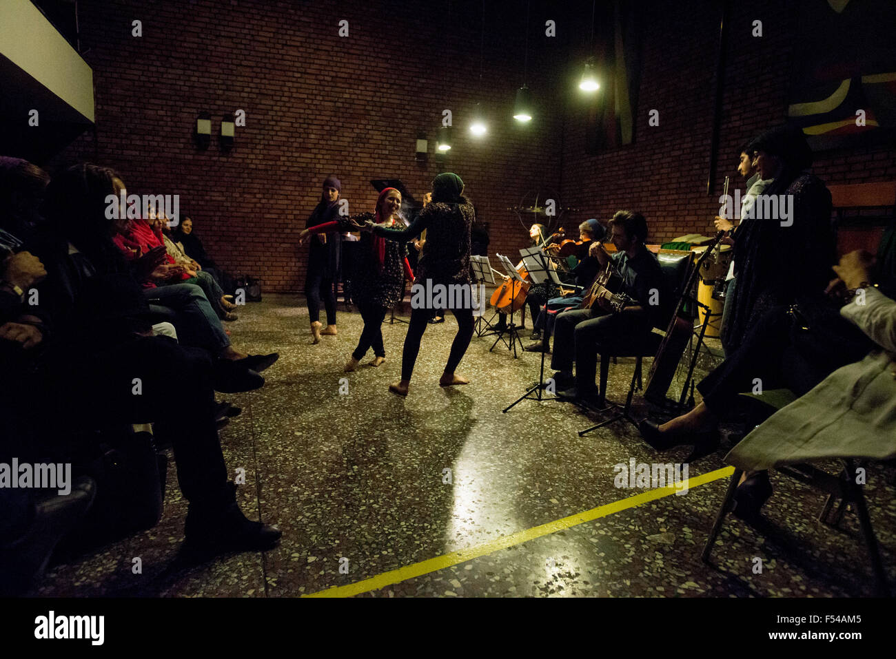 Iranian female dancer performing a modern dance in Tehran, Iran Stock ...