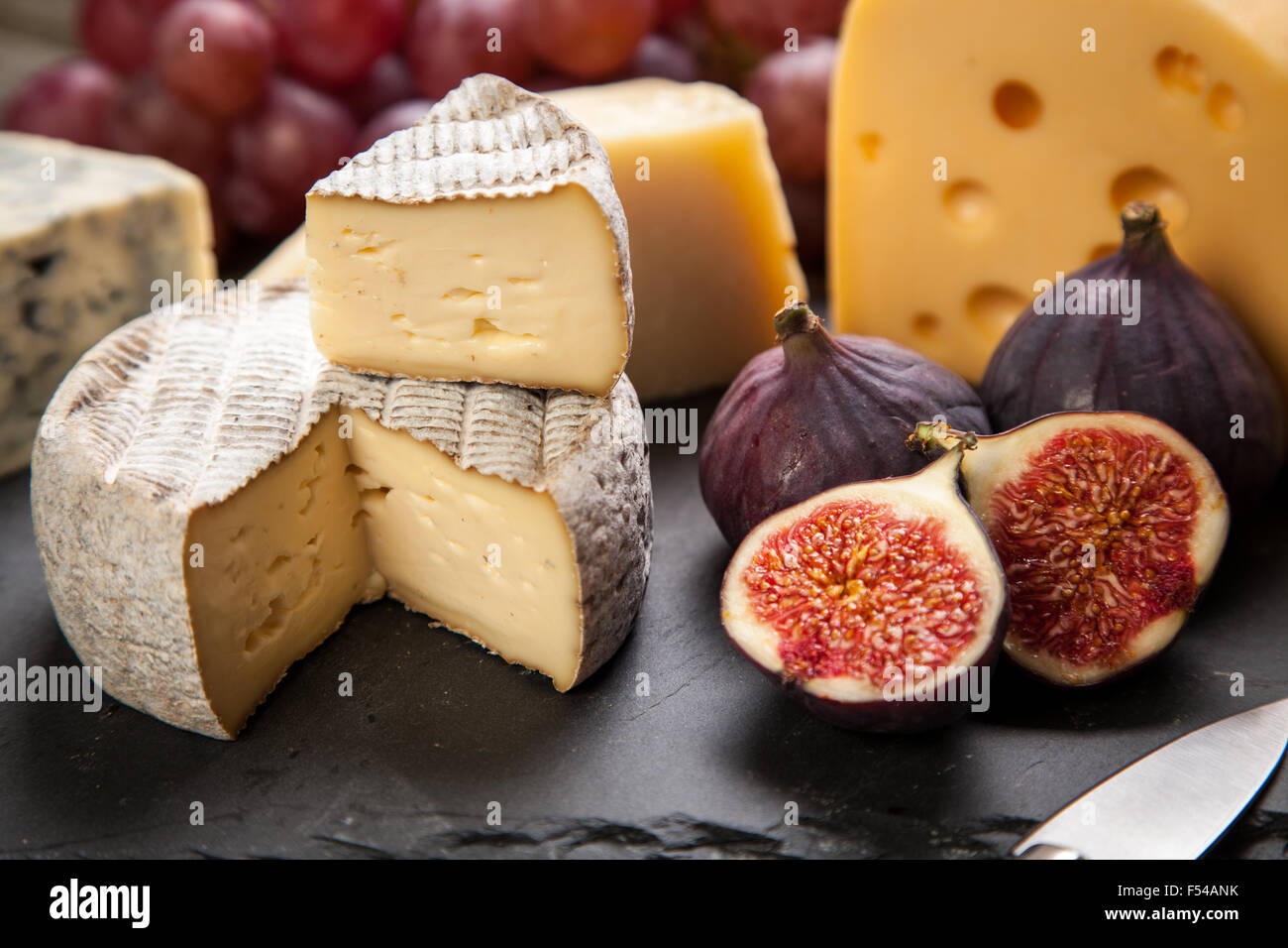 French soft cheese Stock Photo - Alamy