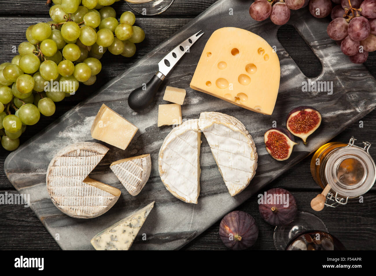 French soft cheese Stock Photo - Alamy