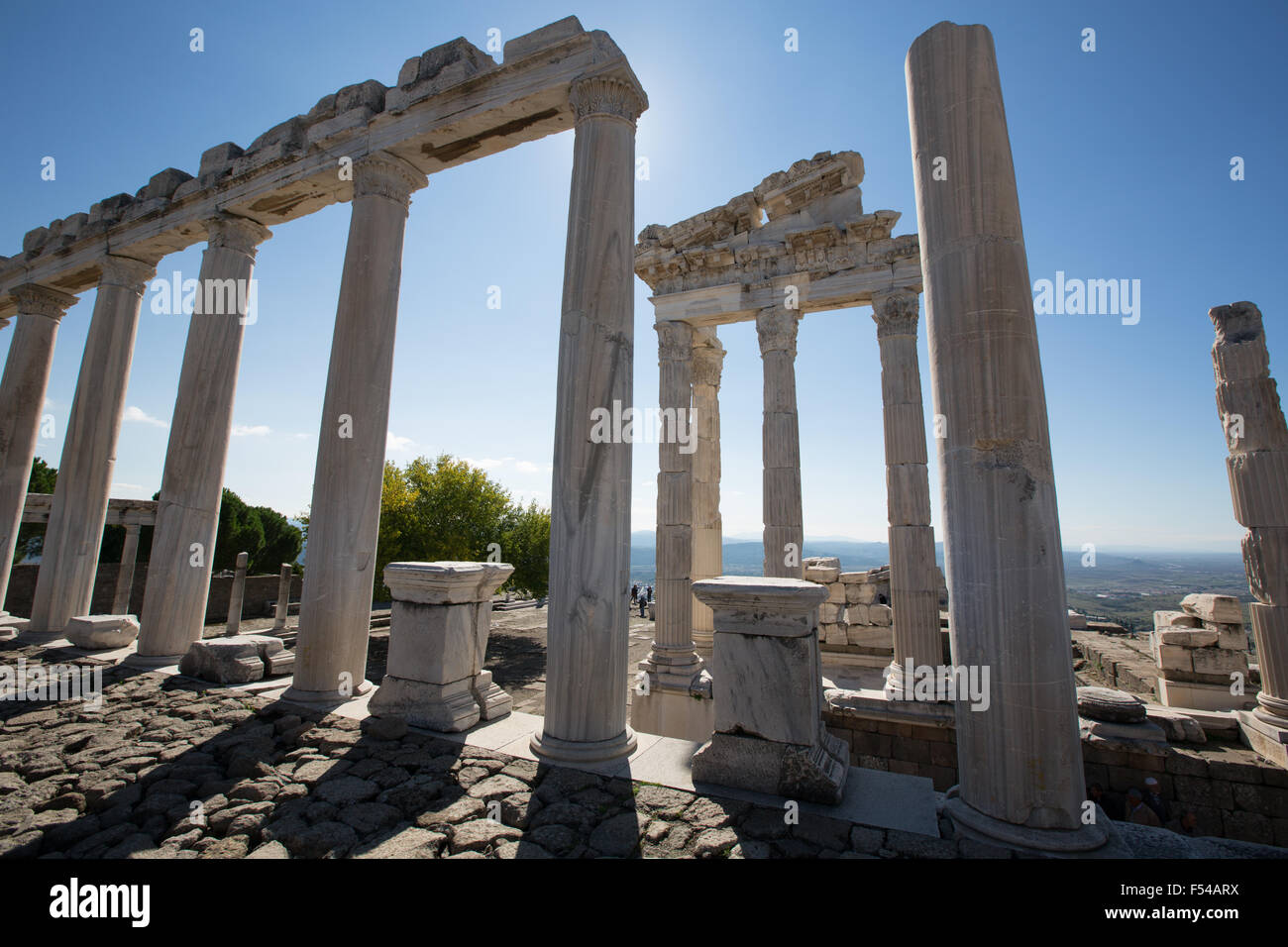 The UNESCO World Heritage Hellenistic Greco-Roman site of the Pergamon ...