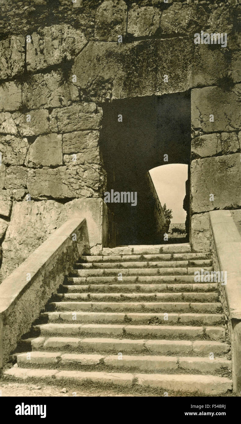 The Gate of the Acropolis Civita , Alatri , Italy Stock Photo - Alamy