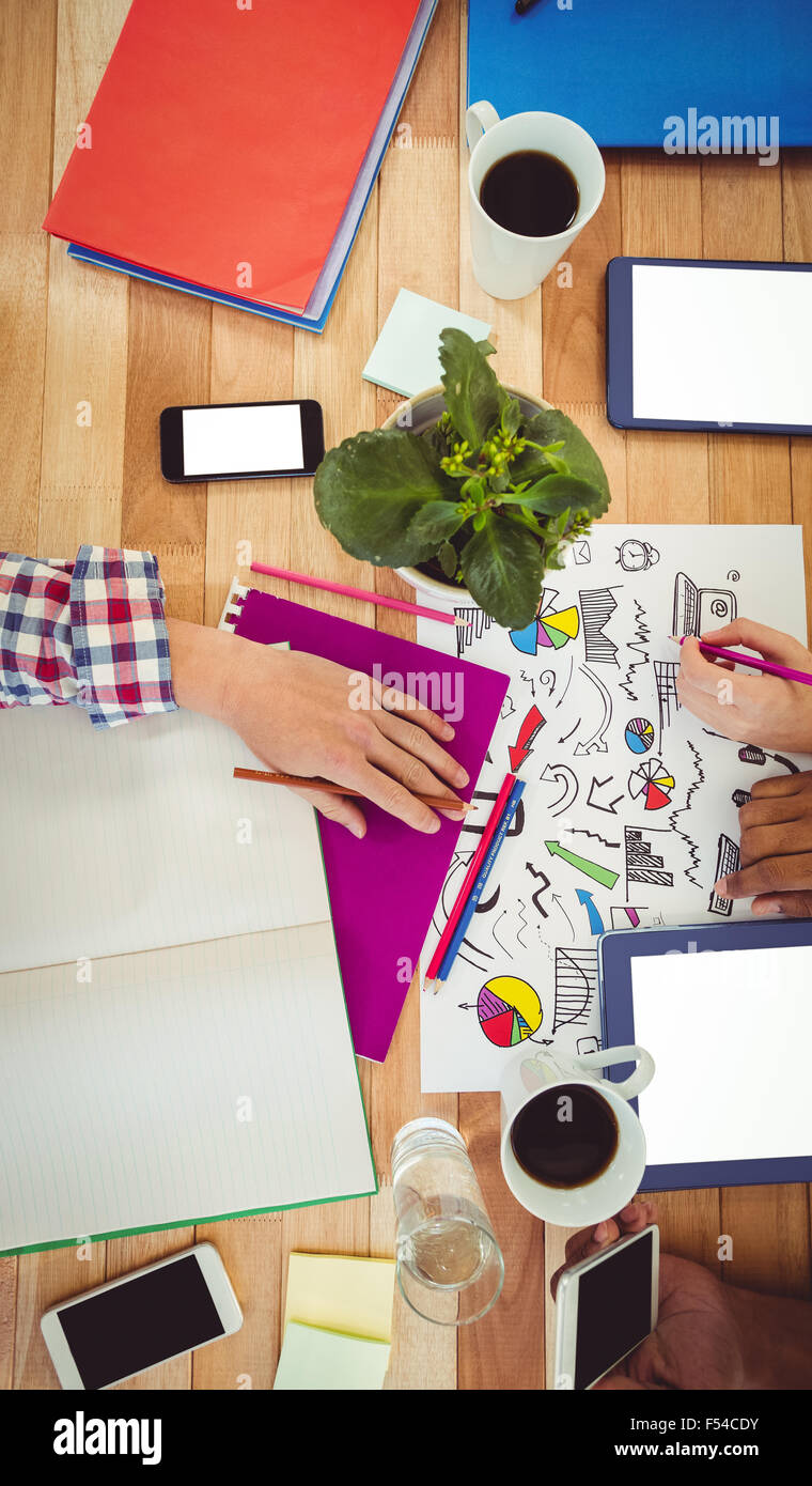 Young creative team working together Stock Photo - Alamy