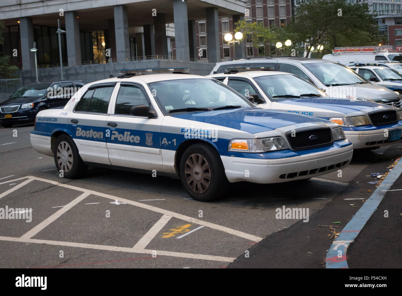 boston police car Stock Photo - Alamy