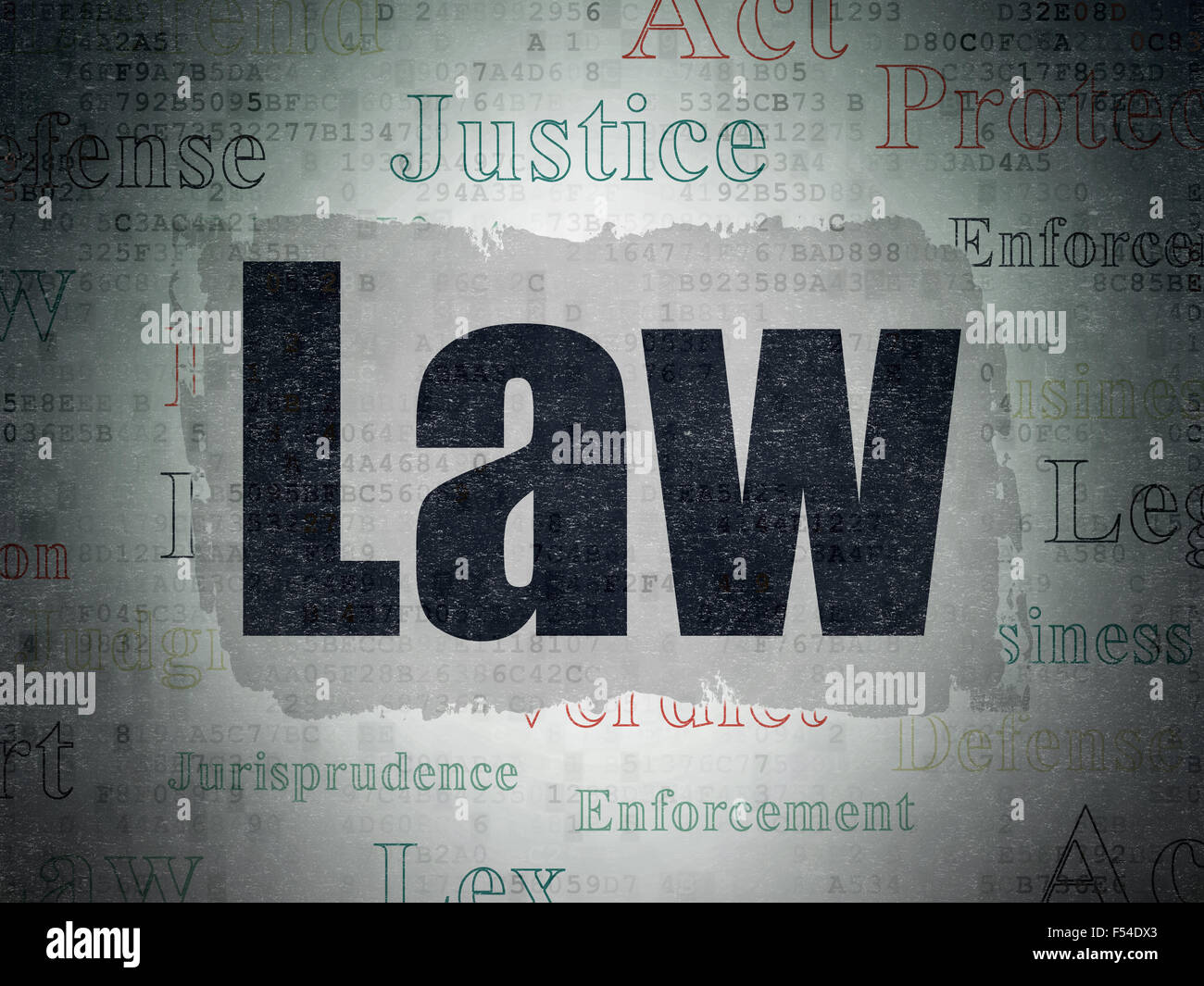 Law concept: Law on Digital Paper background Stock Photo - Alamy