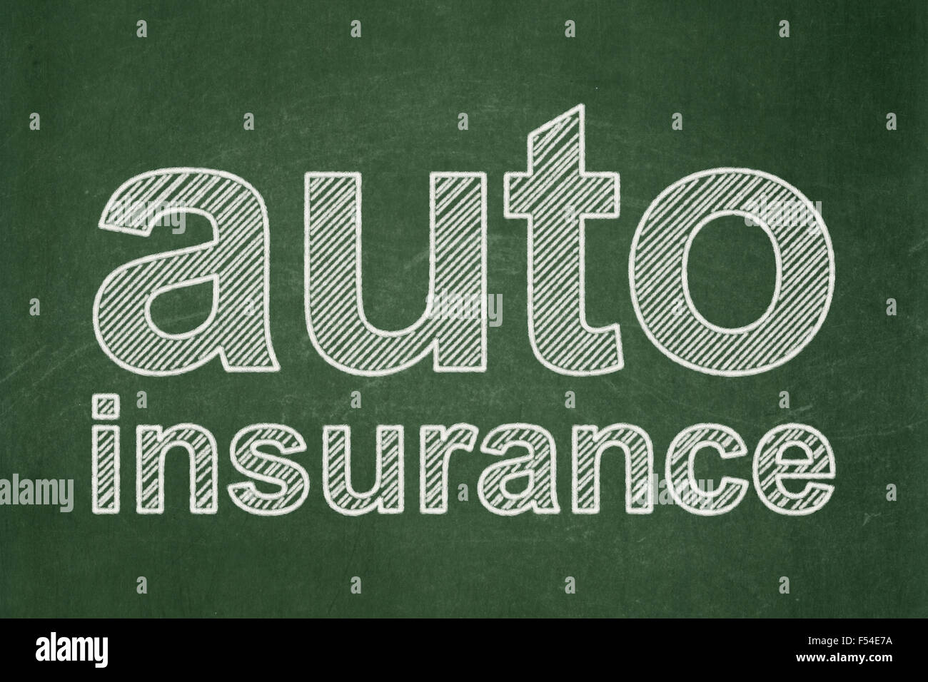Insurance concept: Auto Insurance on chalkboard background Stock Photo ...